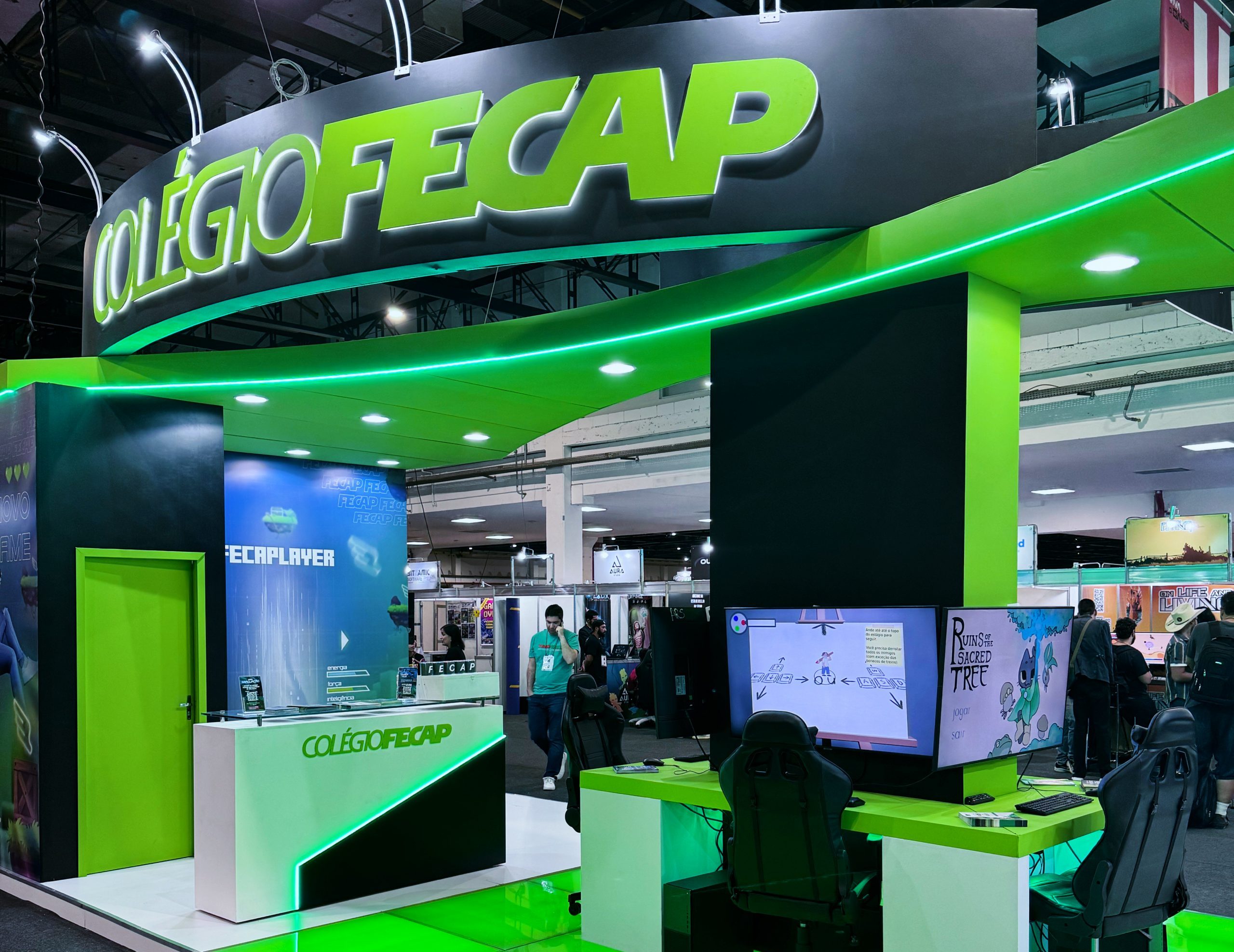 FECAP | FECAP marcou presença na BGS 2024 exibindo jogos | FECAP